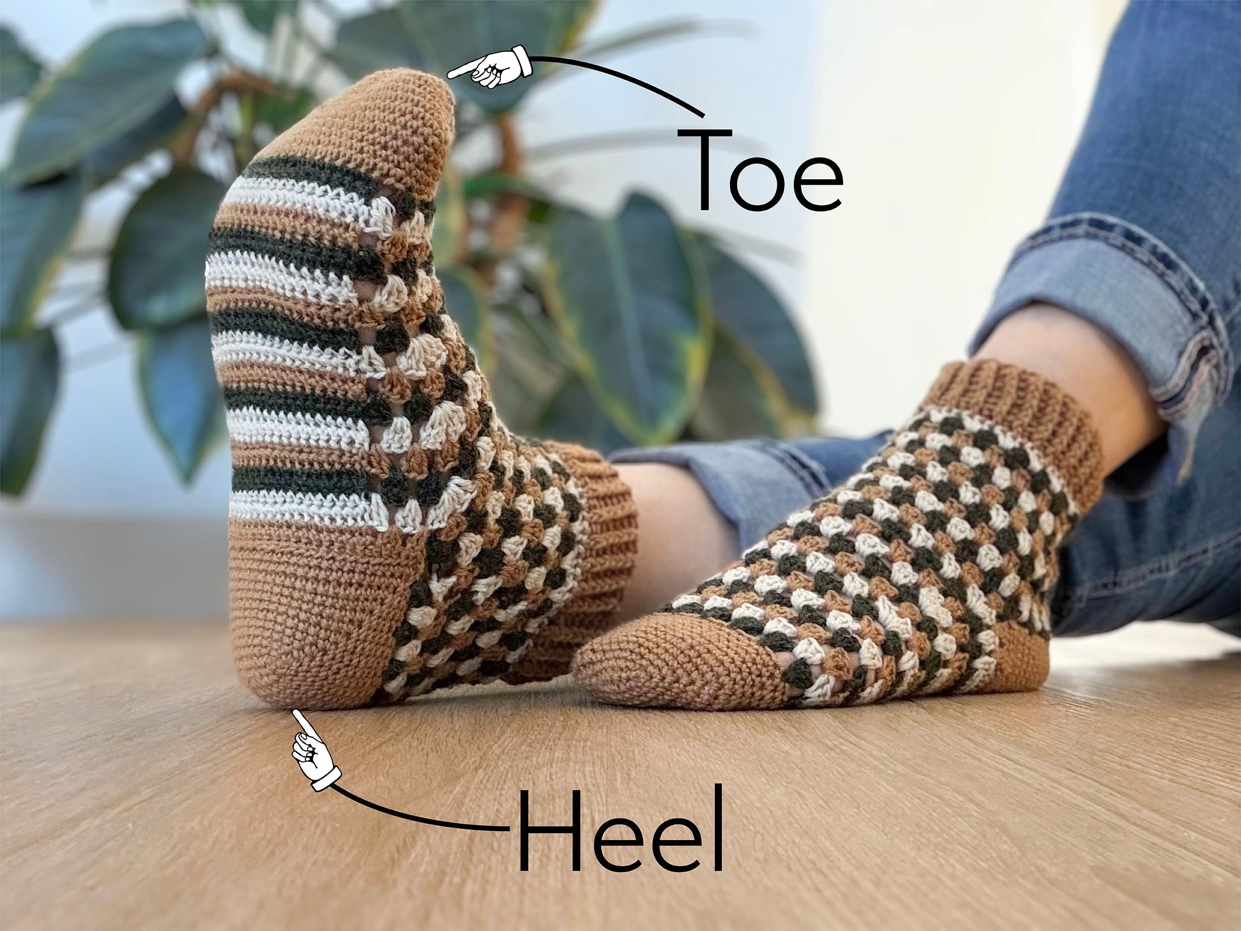 Granny Remix Socks: Perfect Heels & Toes – IraRott Designs