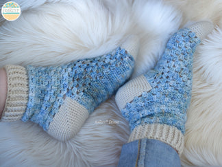 Granny Remix Socks Crochet Pattern – IraRott Designs