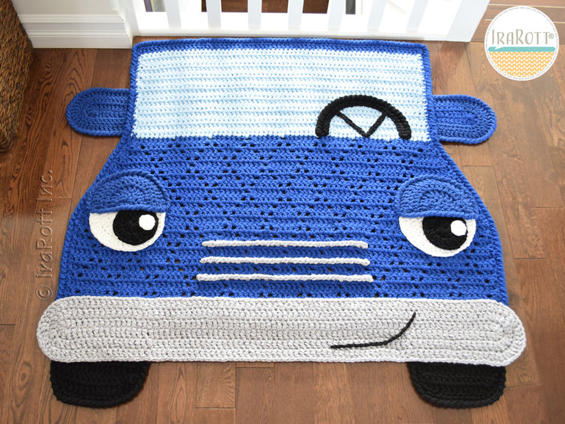 Jimmy The Hybrid Car Rug Crochet Pattern – IraRott Designs